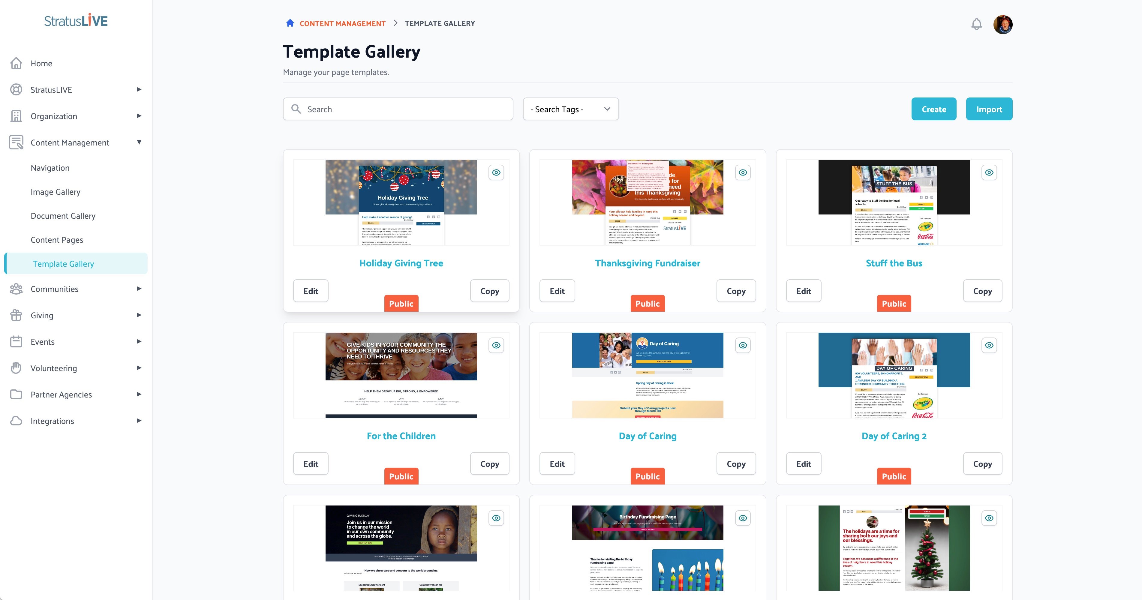 StratusLIVE Announces New Template Gallery within the Ignite Platform - StratusLIVE